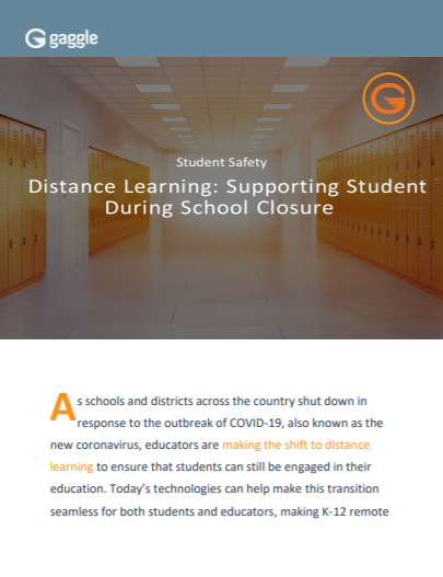 Keep Students Safe During Distance Learning | Gaggle